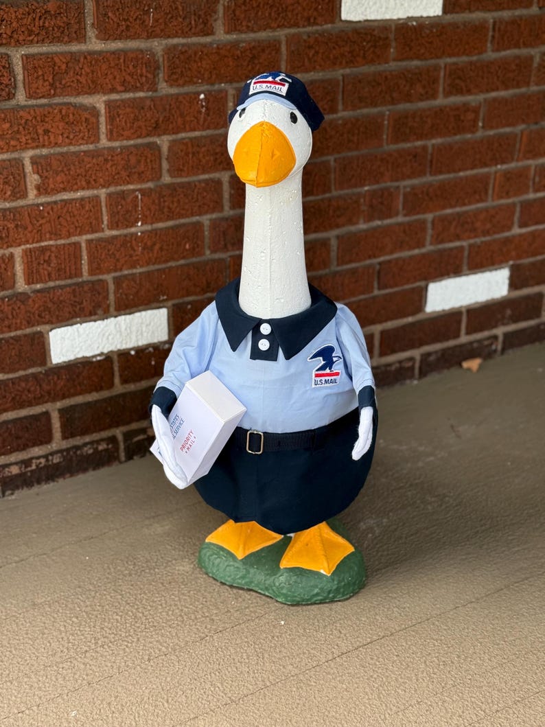 Mail Carrier Goose Outfit | USPS Inspired Goose Uniform | Postal Worker ...