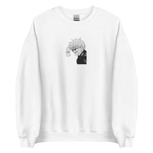 Embroidered Gojo You Cryin Sweatshirt Gojo Satoru Hoodie Jujutsu Kaisen ...
