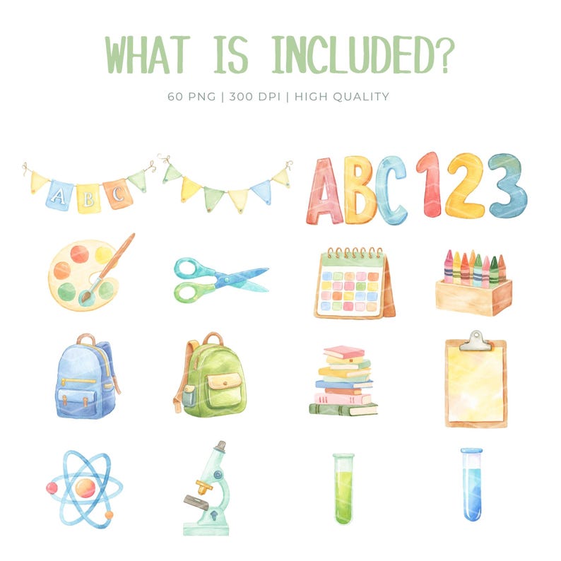 Back to School Clipart, Cute School Clipart, Teacher Png, School ...