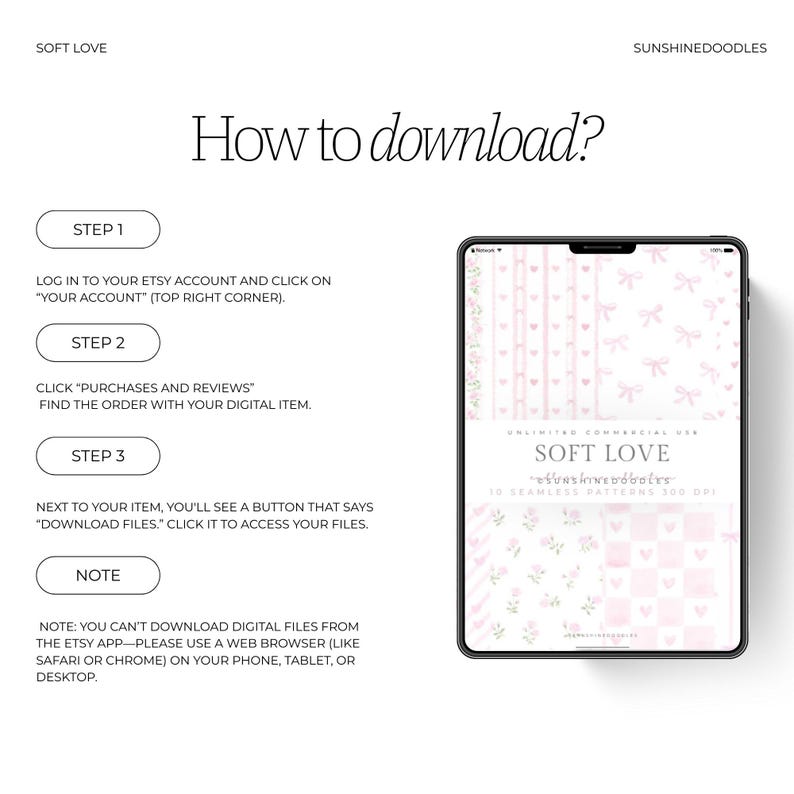 Soft Love Seamless Patterns, Coquette Aesthetic Digital Paper, Pink ...