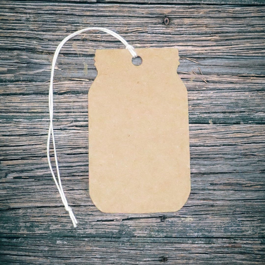Ball Jar Gift Tags, Set of 12, Kraft Tags - Etsy
