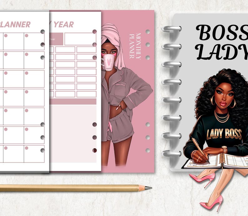 Girl Boss Planner Printable, Entrepreneur Planner for Women, Daily ...