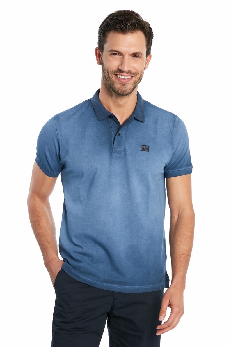 Ruck & Maul Degrade Oil Washed Men Polo T Shirt - Etsy