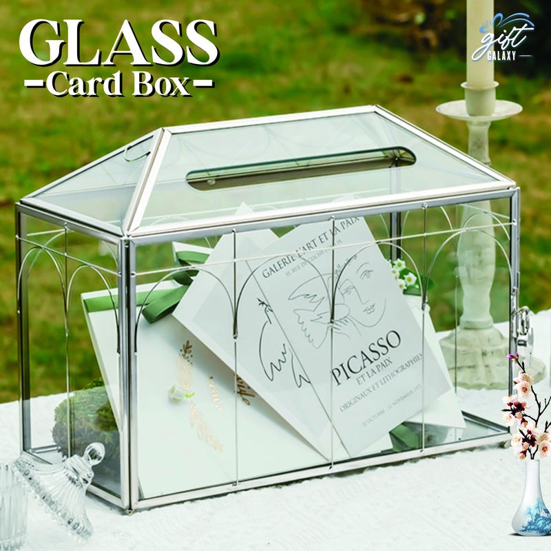 Silver Card Box - Etsy