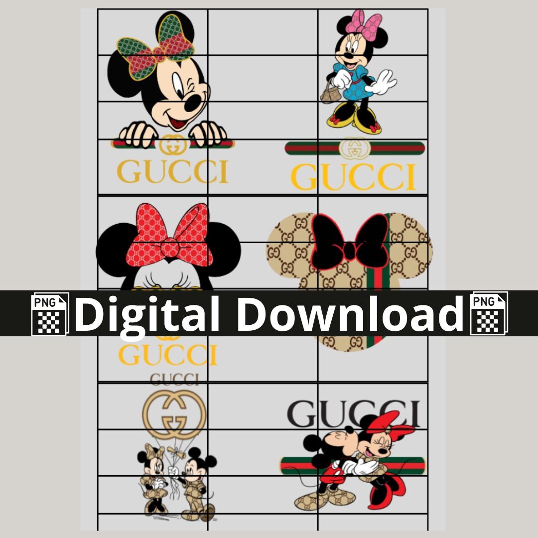 Minnie Mouse Gucci PNG/Numérique - Etsy France