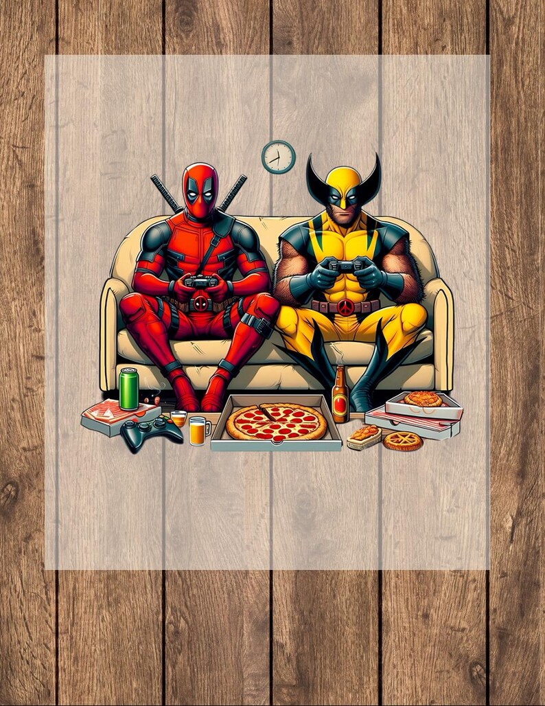 DTF SHEETS Dead,pool /ready to Press/ - Etsy