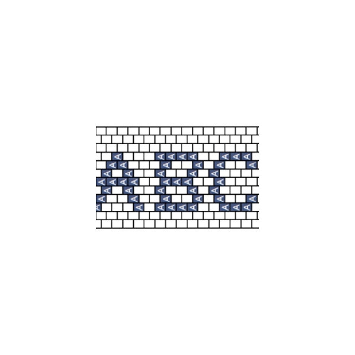 Alphabet Letters A-Z Font Peyote Stitch Beading Pattern - INSTANT ...