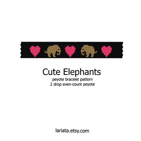 Beaded Elephant Pattern - Etsy