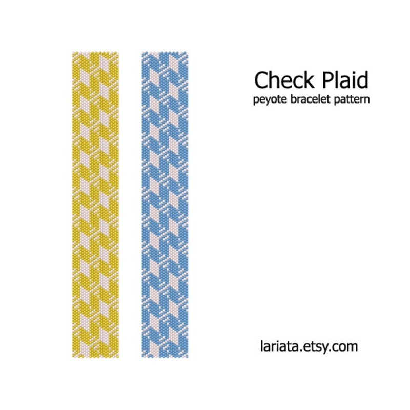 Buffalo Check Beads - Etsy