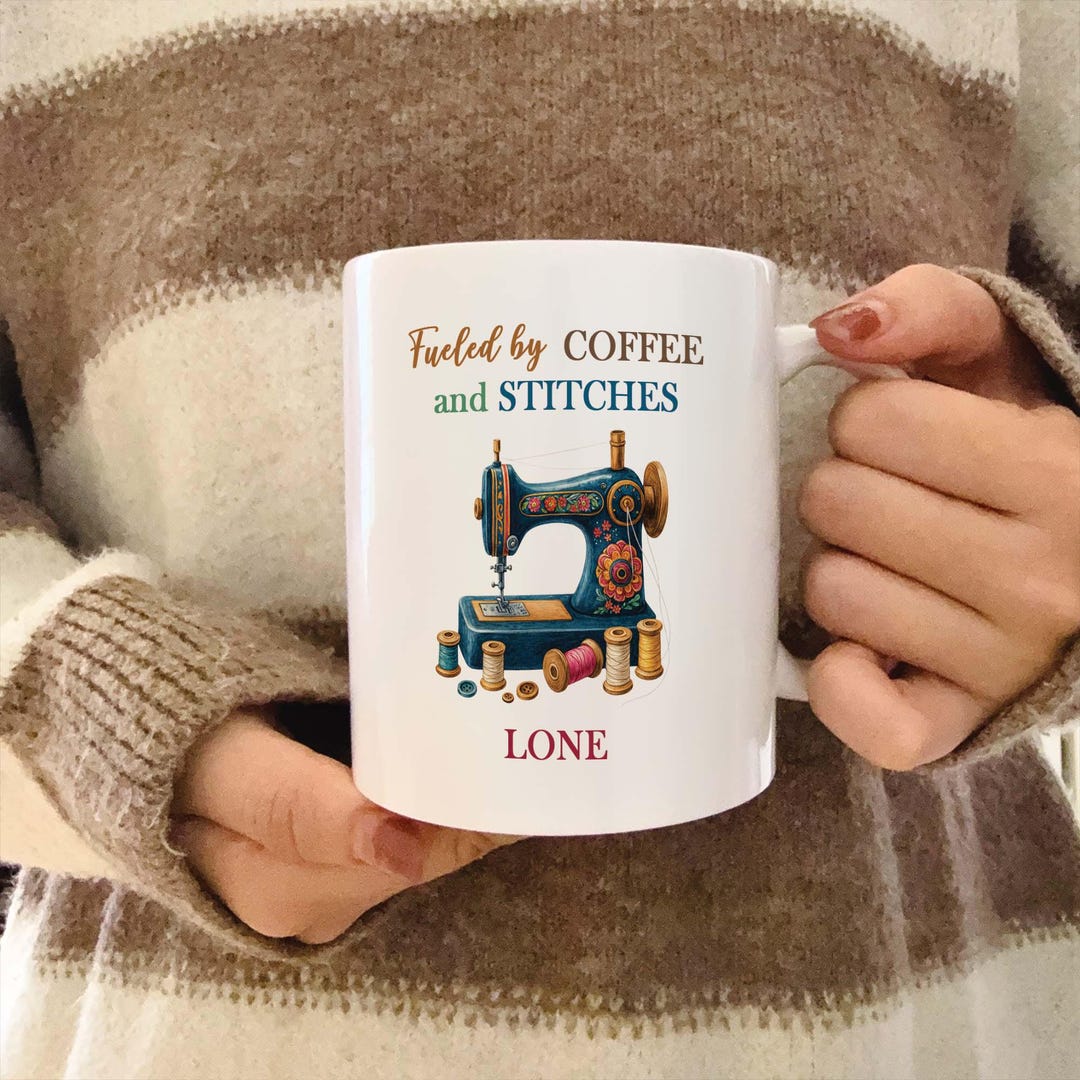 Personalized Tailor Ceramic Mug, Gift for Tailor, Clothes Designer Gift ...