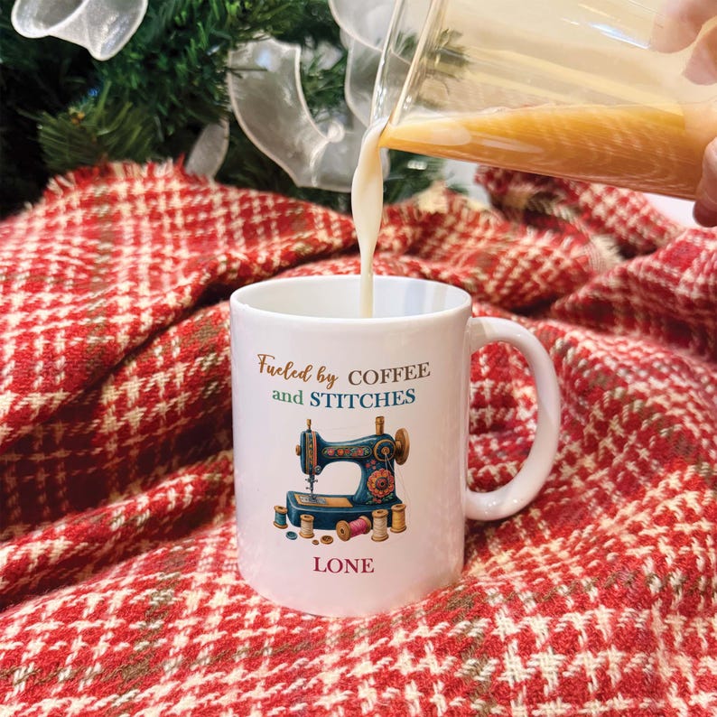 Personalized Tailor Ceramic Mug, Gift for Tailor, Clothes Designer Gift ...