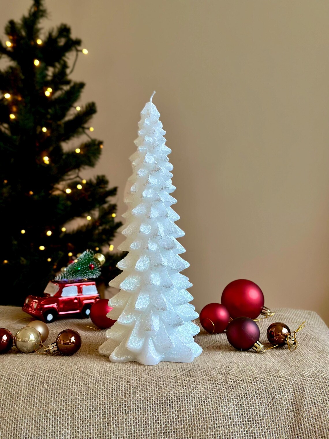 Christmas Tree Candle | Christmas Present | Decorative Christmas ...