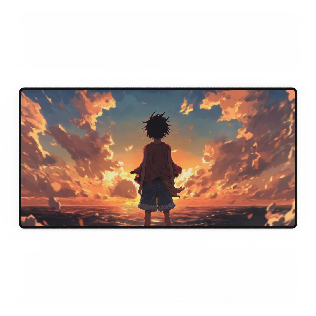 One Piece Monkey D. Luffy Desk Mat Adventure Awaits - Etsy