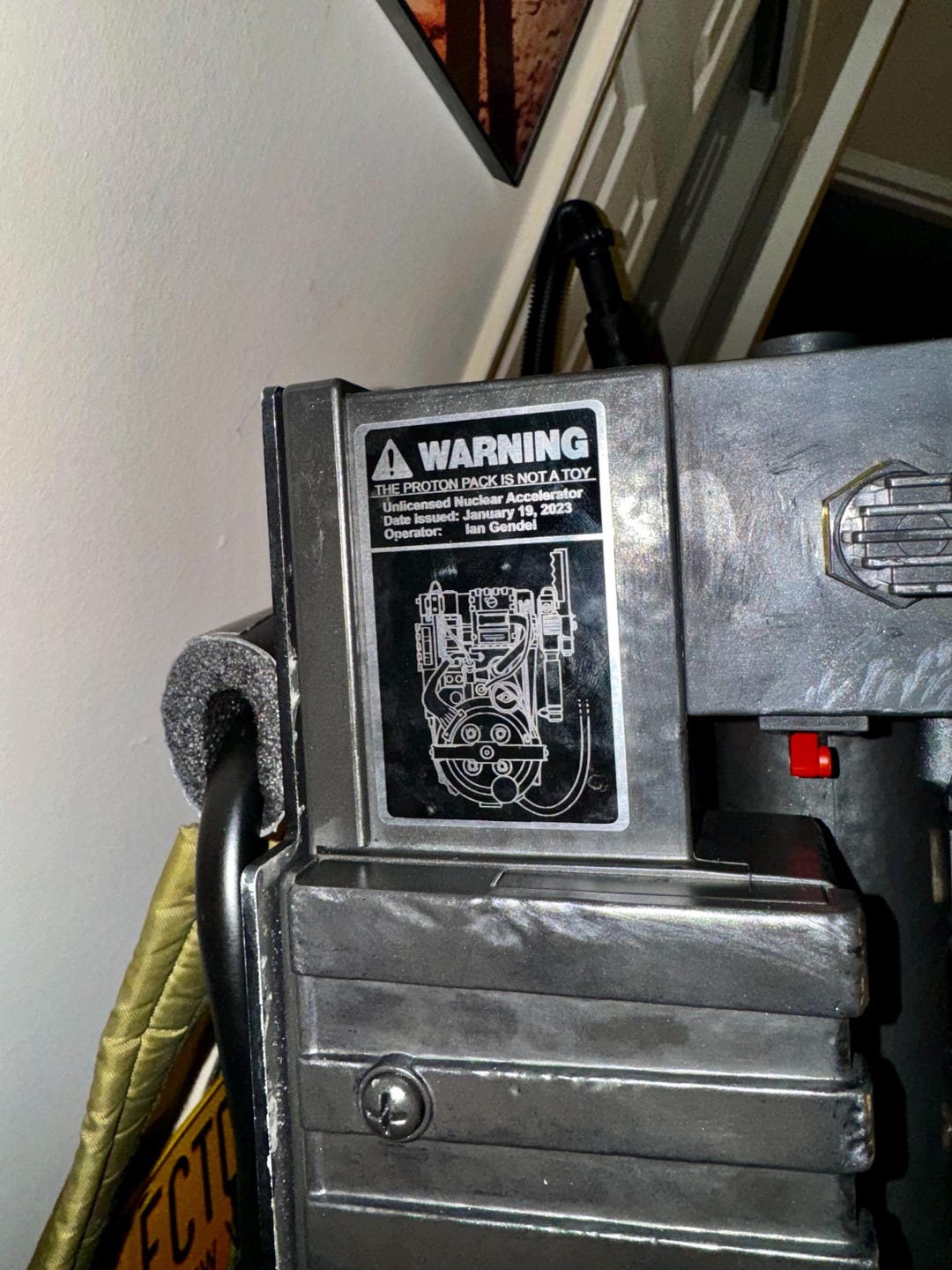 Ghostbusters Name Badge Label Sticker for Hasbro Proton Pack - Etsy