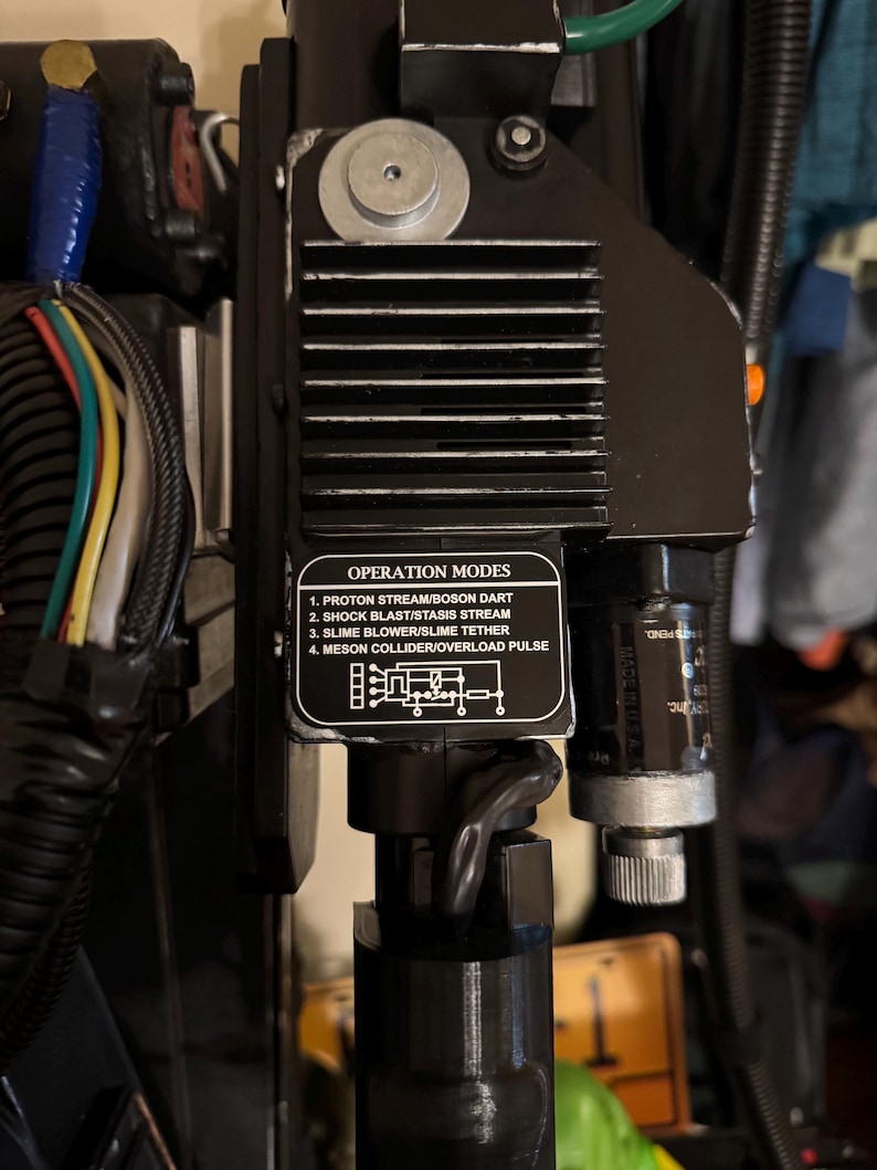 Ghostbusters Wand Operations Label Sticker for Hasbro Spengler/1984 ...