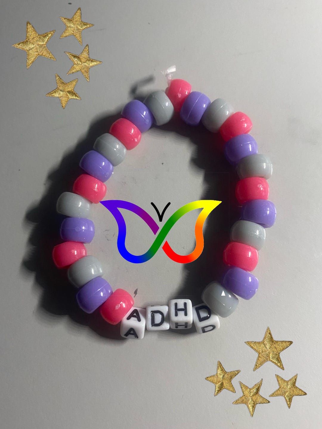 ADHD Kandi Bracelet - Etsy