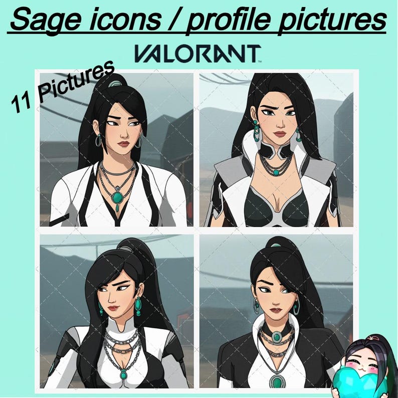 Valorant - Sage's Profile Picture and Exclusive Images. - Etsy