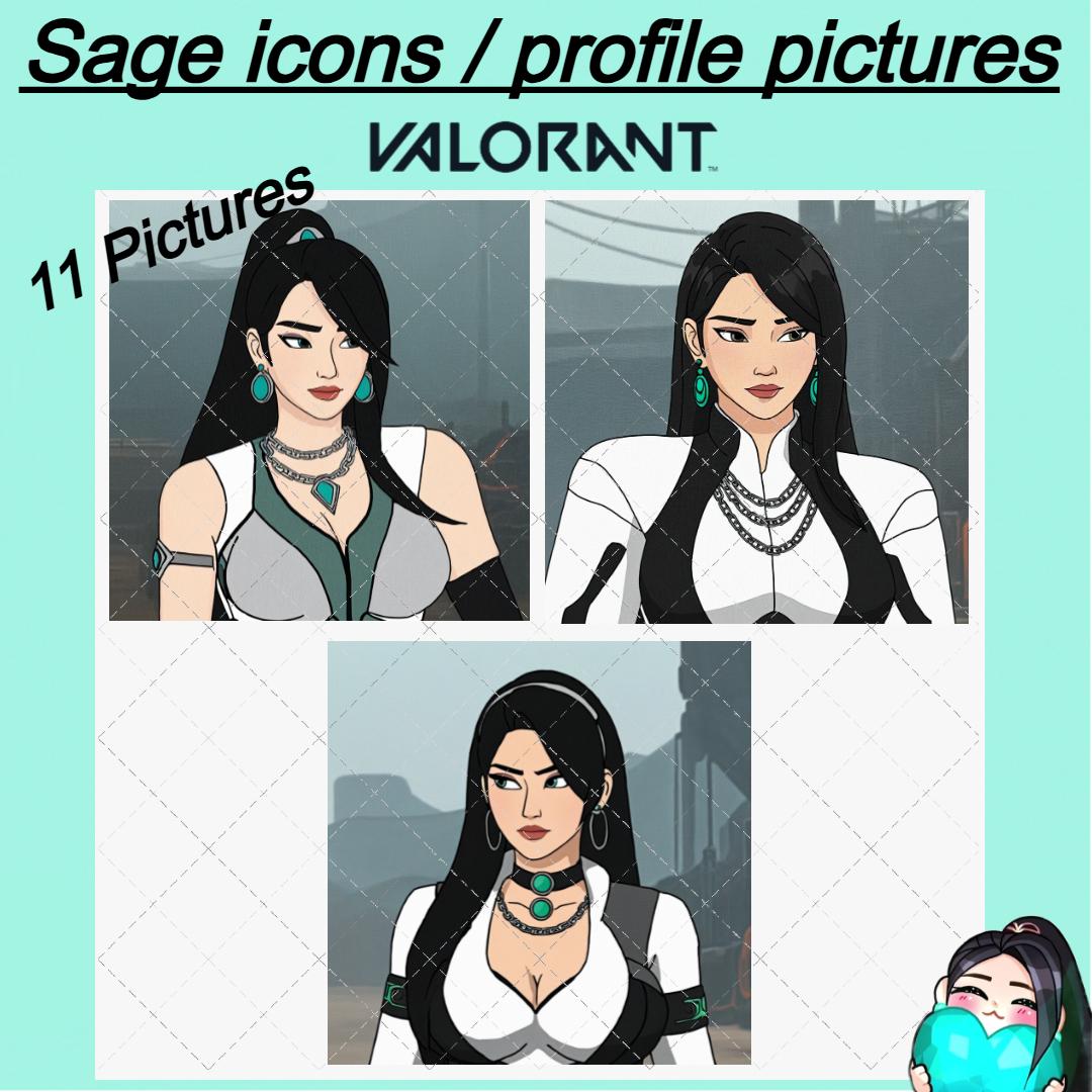 Valorant - Sage's Profile Picture and Exclusive Images. - Etsy