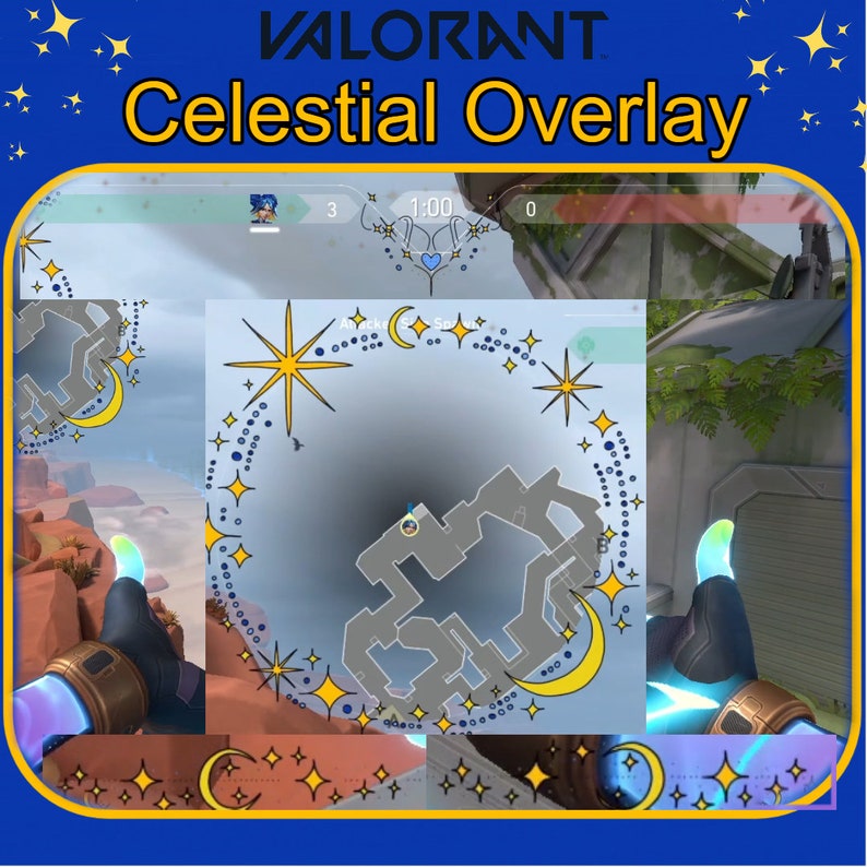 Valorant Overlay Twitch Overlay - Celestial Theme - Etsy