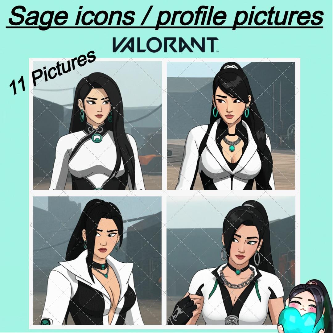 Valorant - Sage's Profile Picture and Exclusive Images. - Etsy