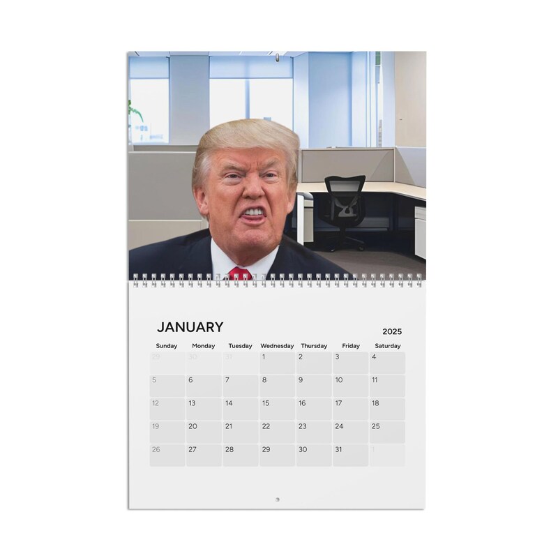 Trump 2025 Wall Calendar - Etsy