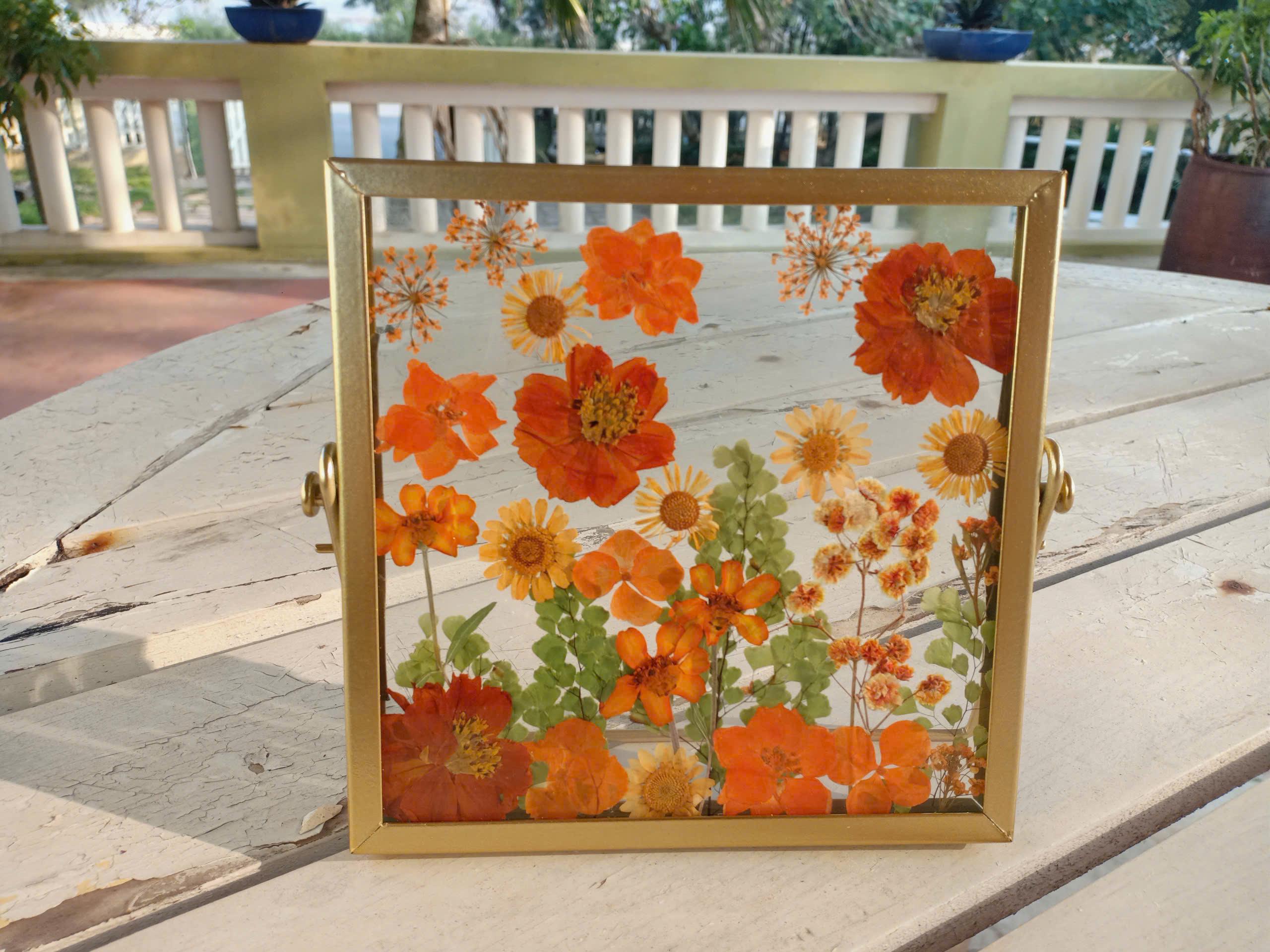 Pressed Flower Frames, Table Flower Frames, Huge Pressed Flower, Dried ...