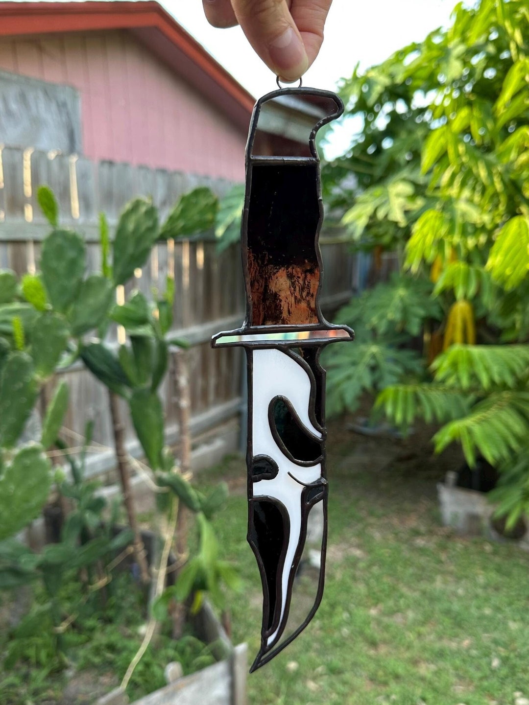 Ghostface Knife Reflection Sun Catcher - Etsy
