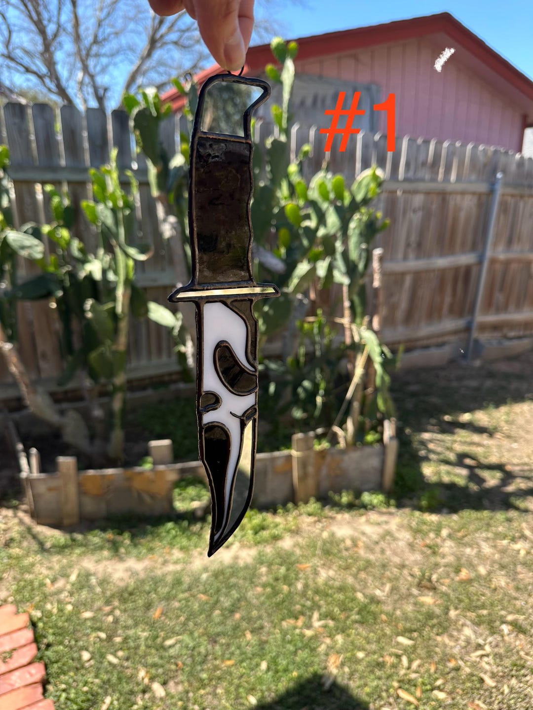 Ghostface Knife Reflection Sun Catcher - Etsy