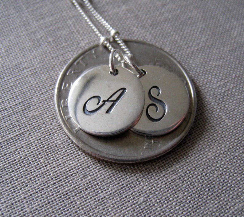 Buy Classic Initial Necklace Personalized Christmas Gift for Mom Online ...