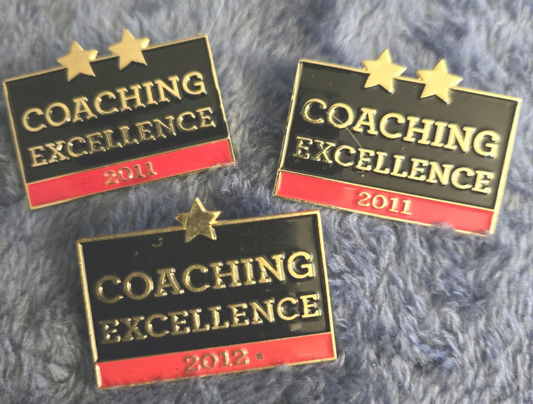 Wells Fargo Collectible Coaching Excellence Pins With Stars - Etsy