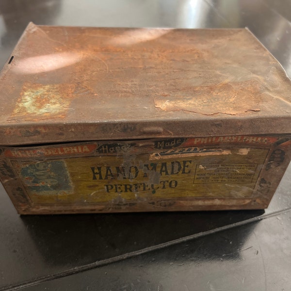 Metal Cigar Box - Etsy