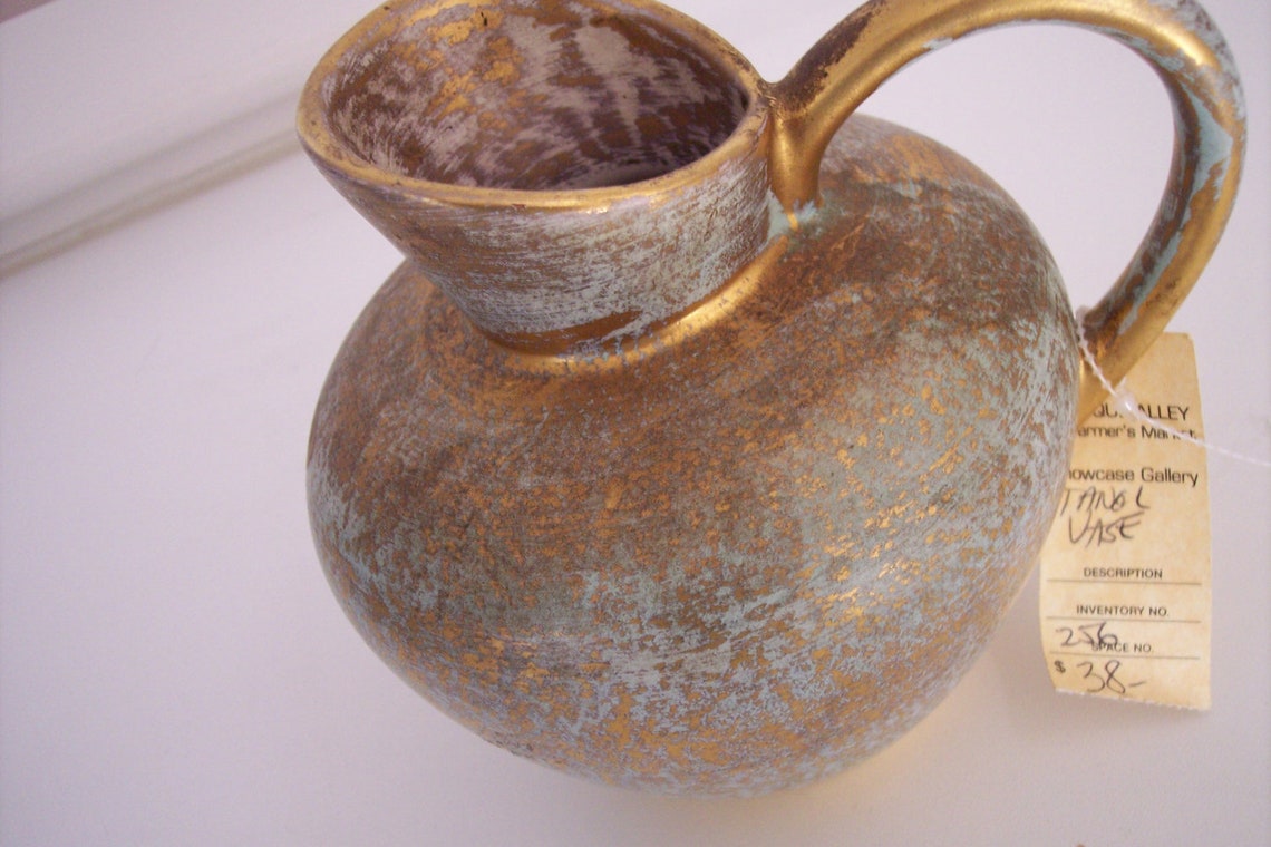 Stangle Pottery Gold and Vintage | Etsy