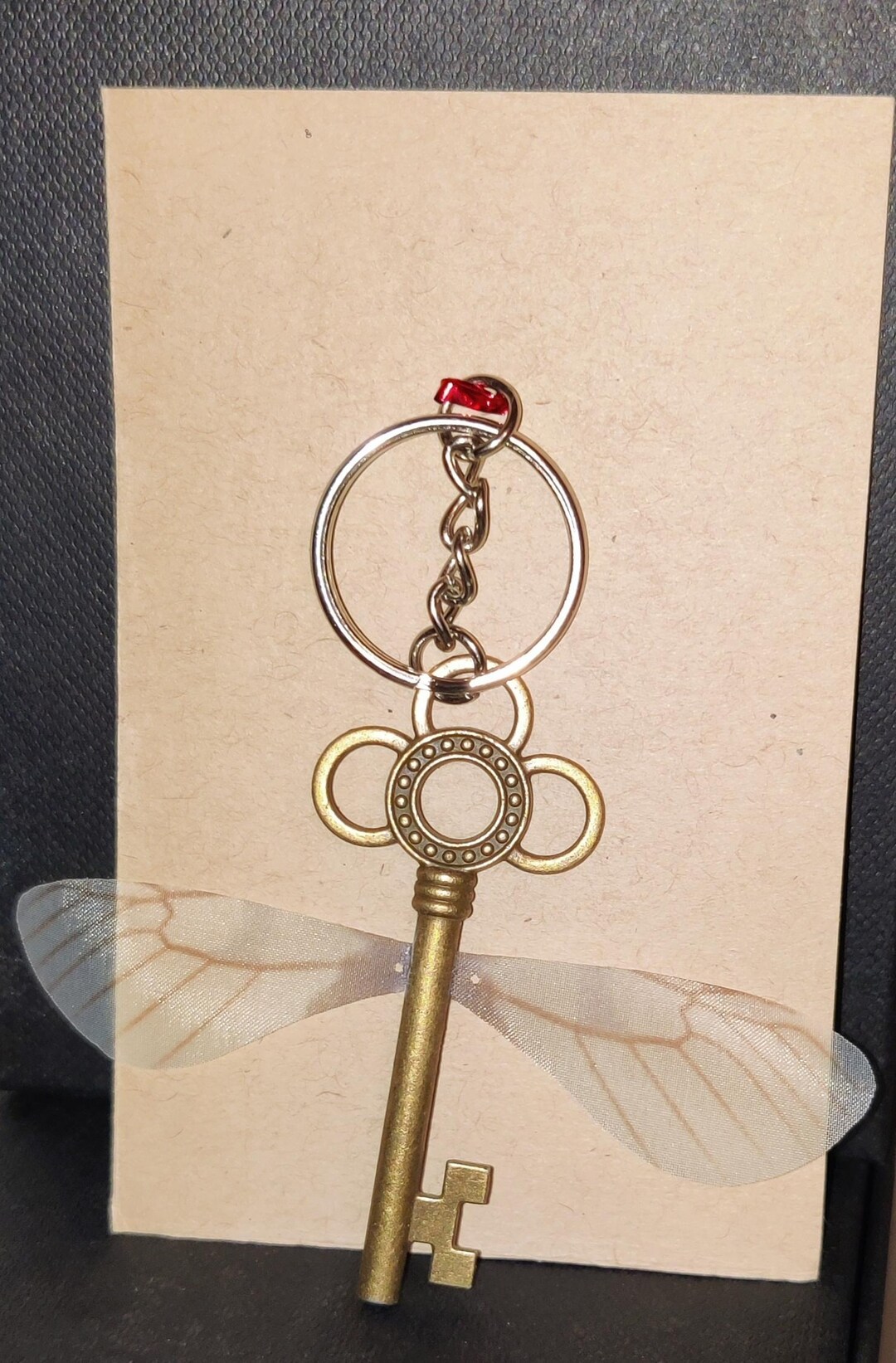 Winged Key Wizard Movie Keychain Party Favor Handmade Keychain Unique ...