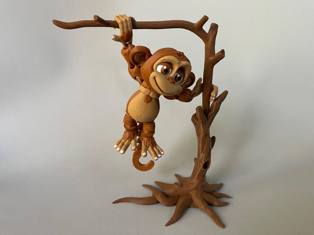 Flexi Factory Monkey/tree Combo - Etsy