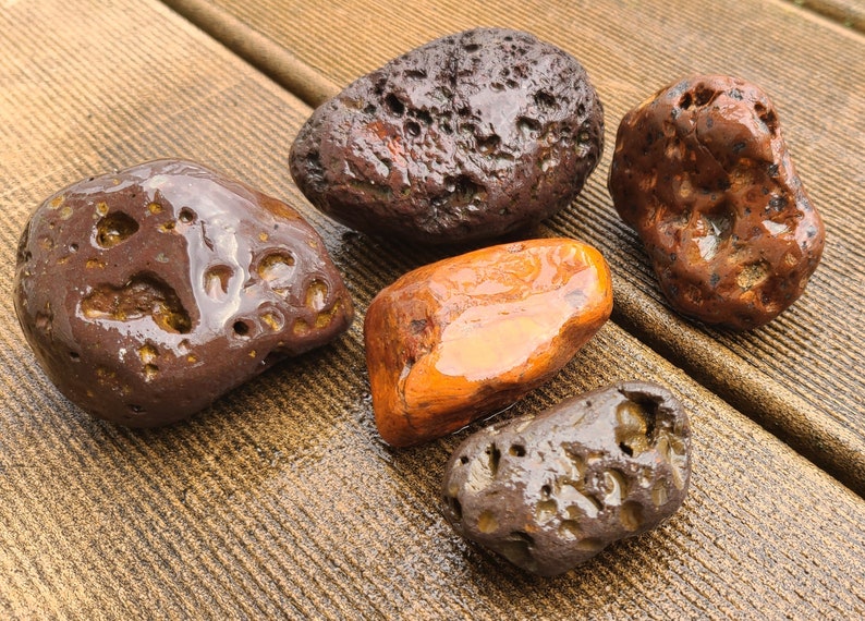 Unique Lake Superior Beach Shore Rocks, Stones, Geodes, Colorful Orange ...