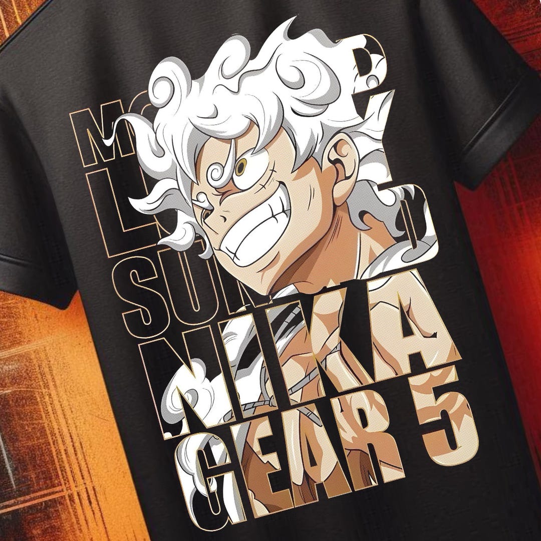 One Piece - Luffy - Gear 5 V3 | Anime Graphic Tee | Otaku Clothing ...