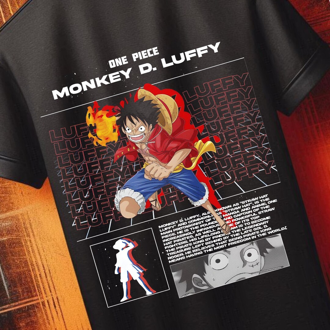 One Piece - Luffy V4 | Anime Graphic Tee | Otaku Clothing | Unisex ...