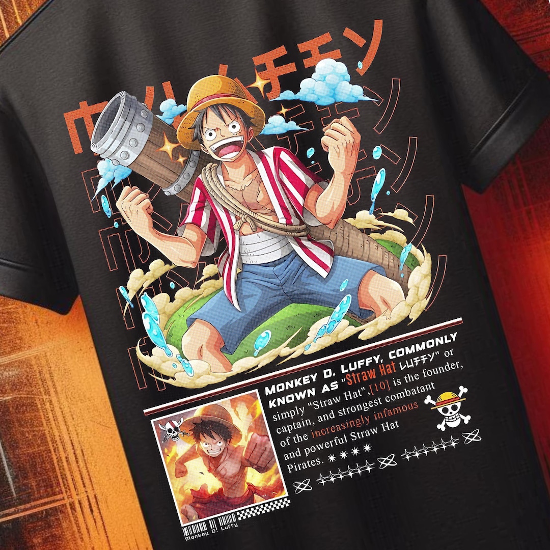 One Piece - Luffy | Anime Graphic Tee | Otaku Clothing | Unisex | Mens ...