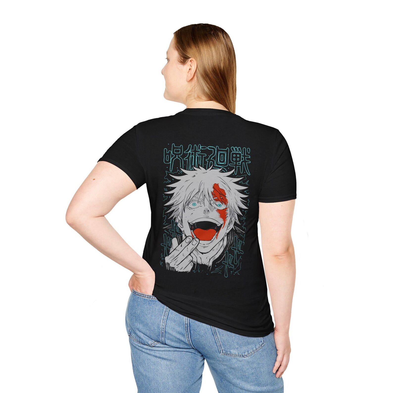 Jujutsu Kaisen Satoru Gojo V4 / Unisex / Softstyle T-shirt / Japan ...