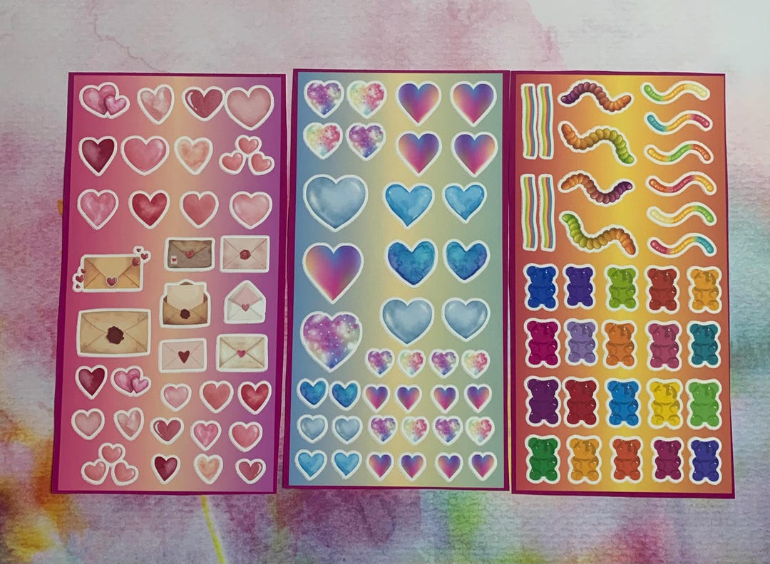 Deco/toploader Stickers - Etsy