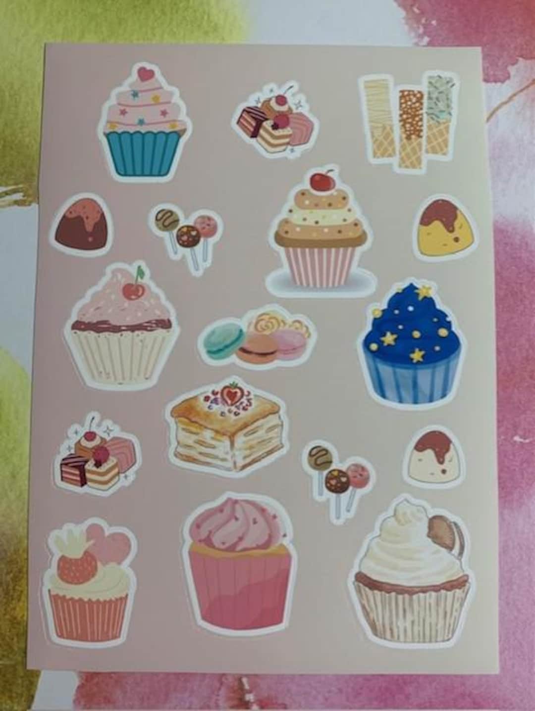 Desserts Sticker Sheets - Etsy