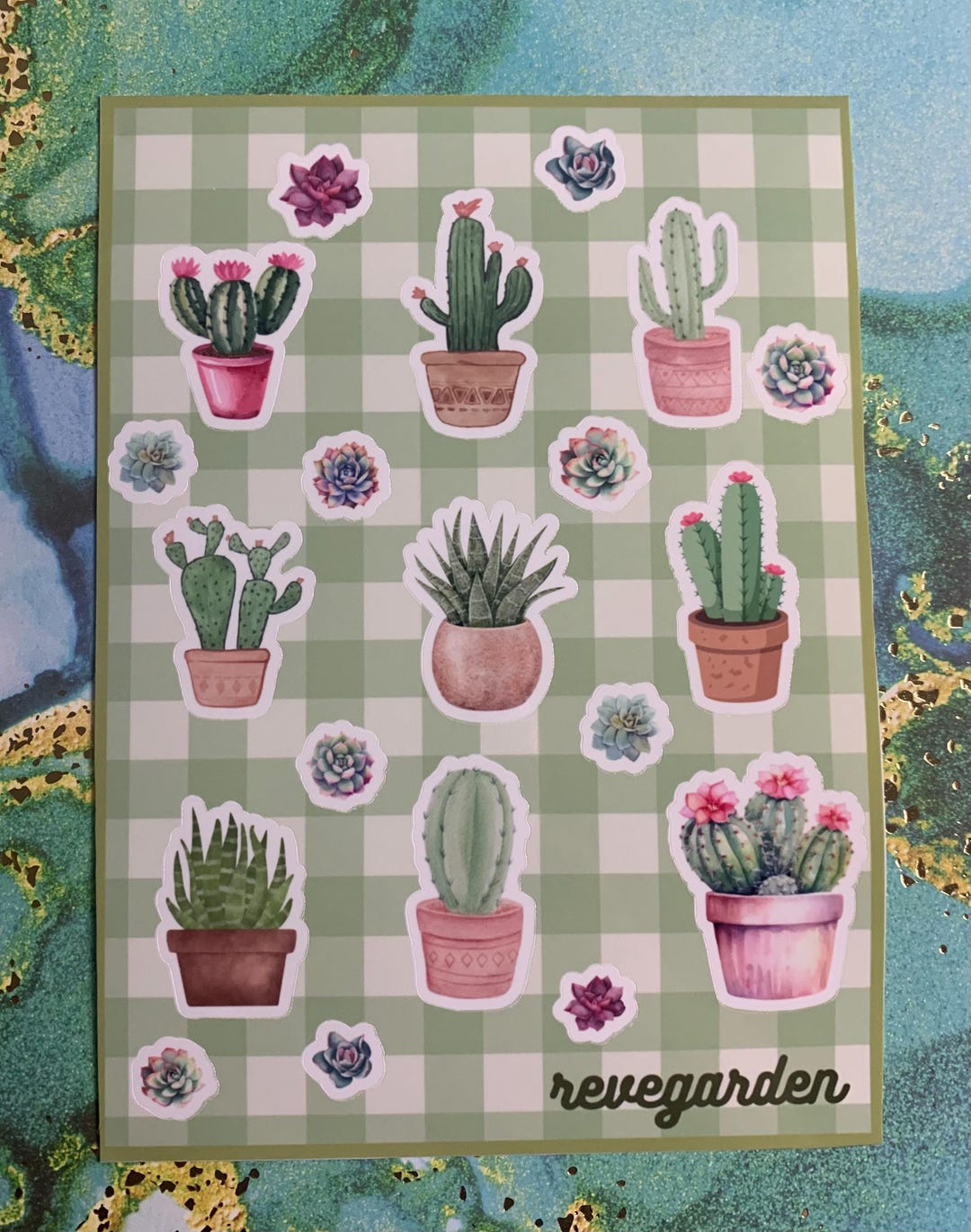 Cacti Sticker Sheets - Etsy