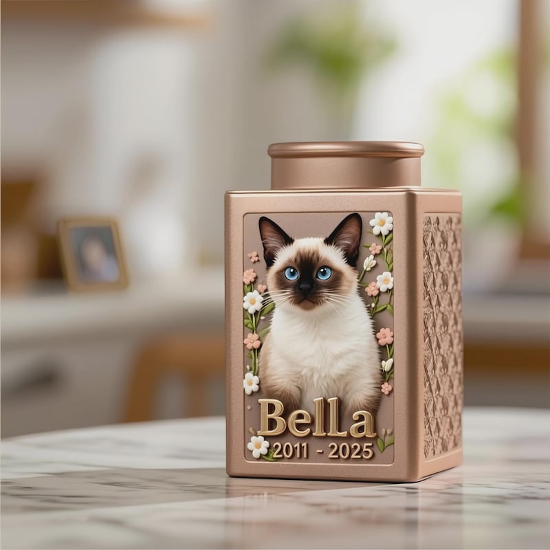 Cat Urn for Ashes - Etsy