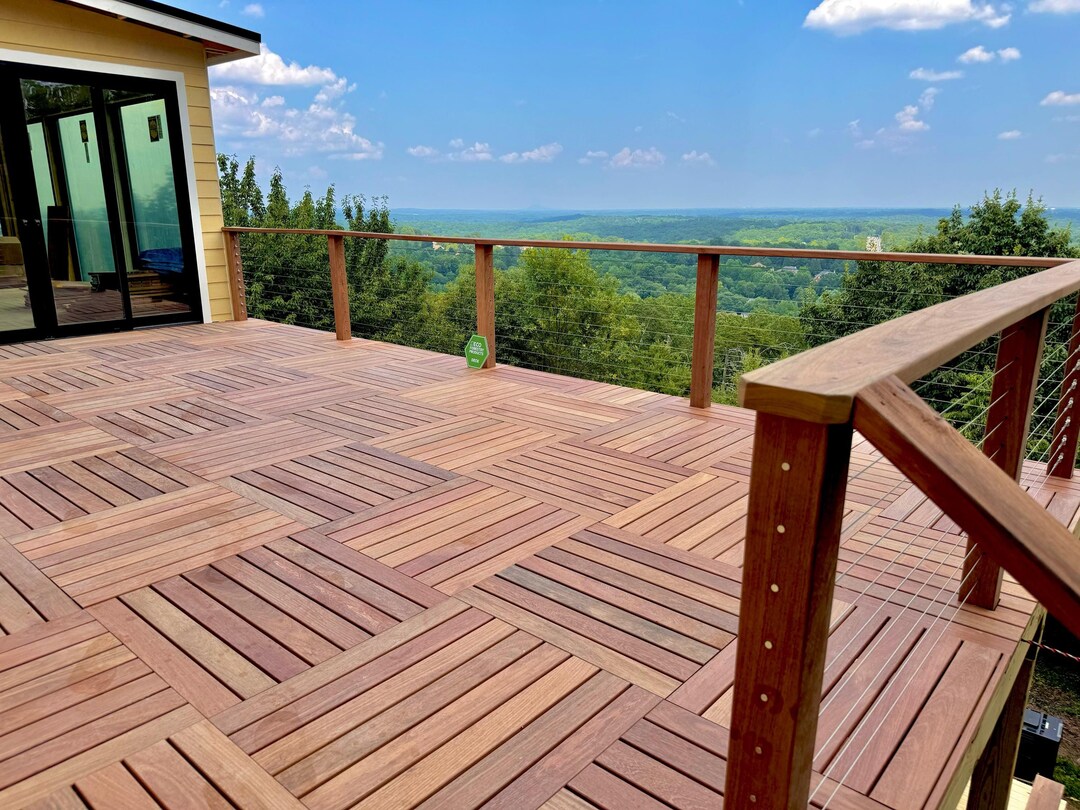 Deck Tiles - Mayan Ruby Hardwood - Exotic - Etsy