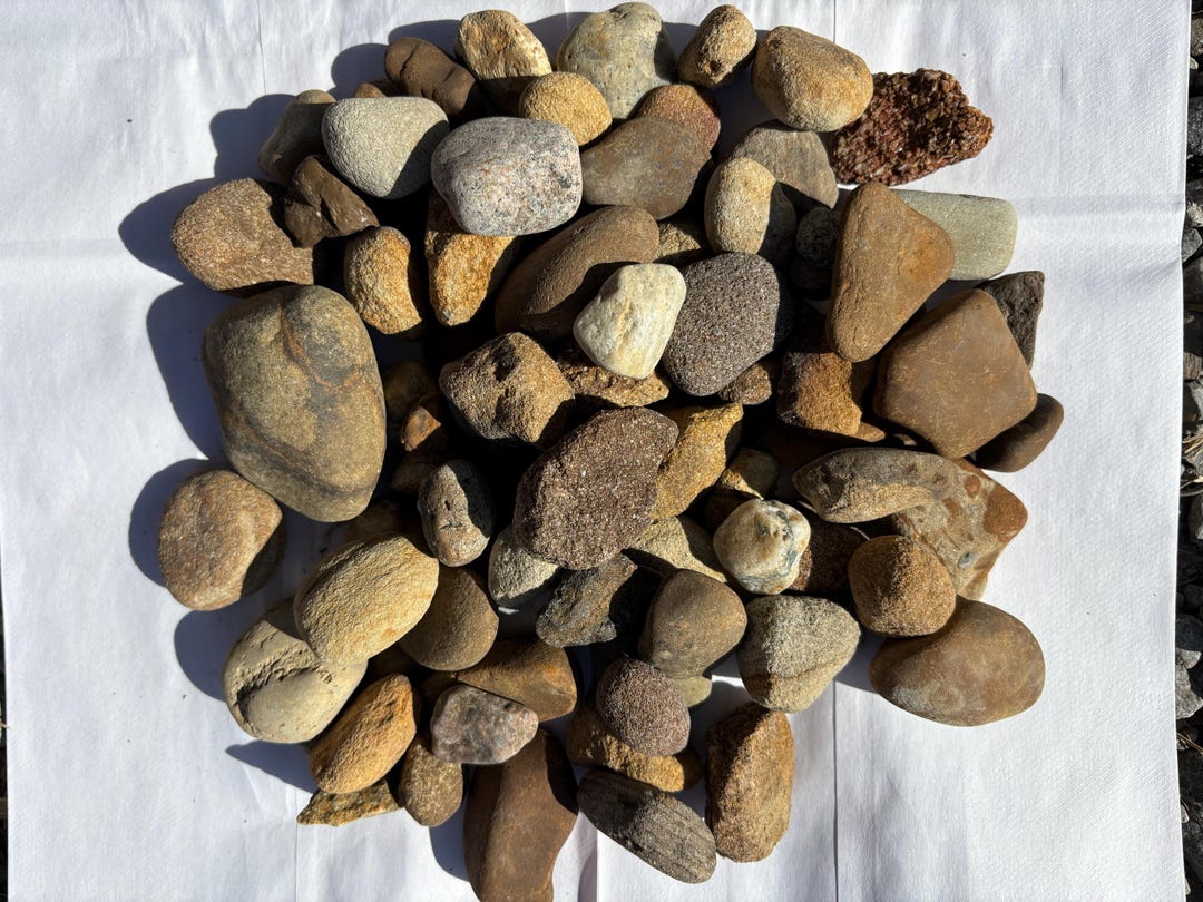 Handpicked PA Brown Sandstone Riverstone Succulent Planters, Terrariums ...