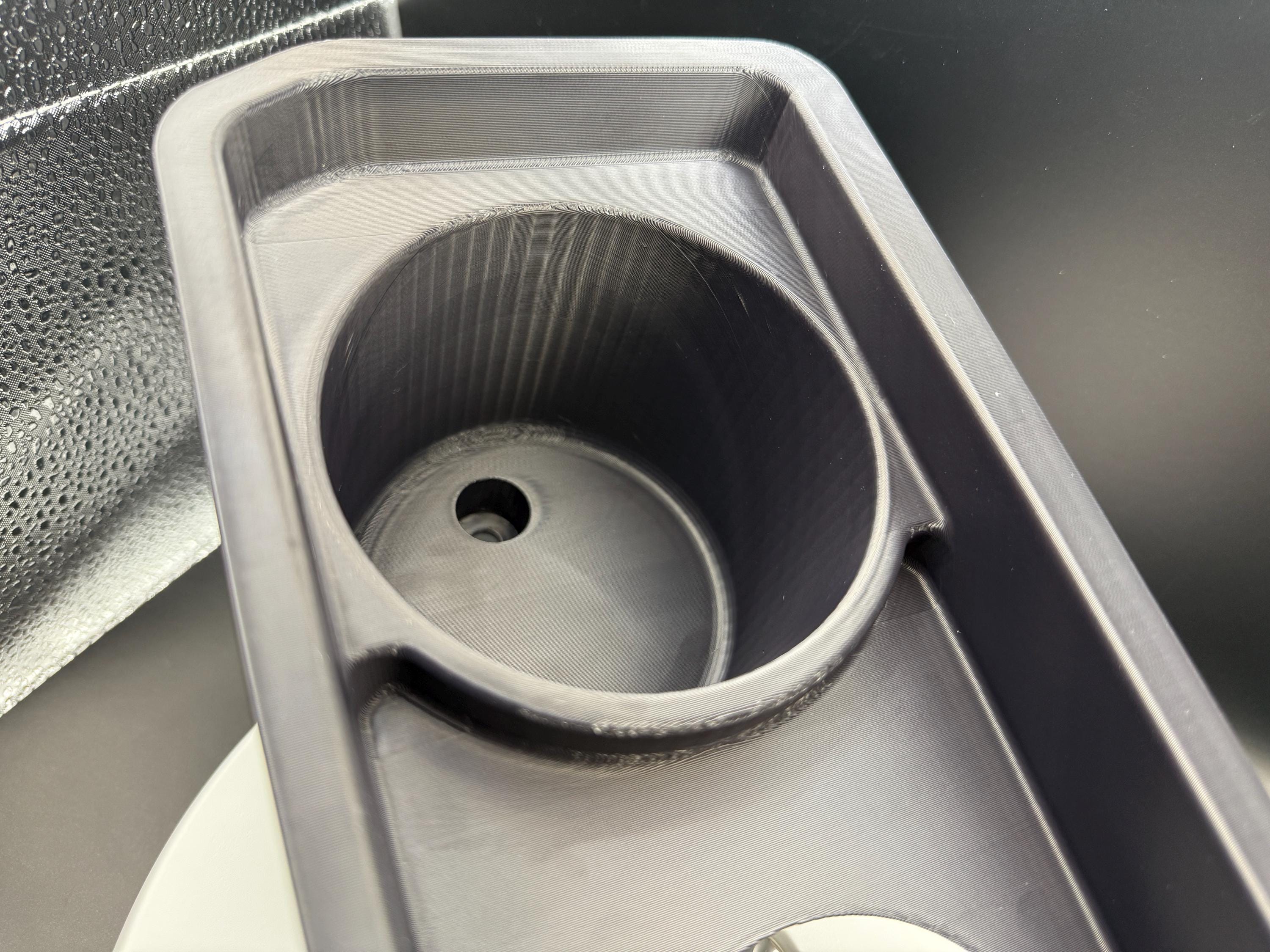 2021+ F150 Lightning Rotary Shift Conversion Mount With Cup Holder ...