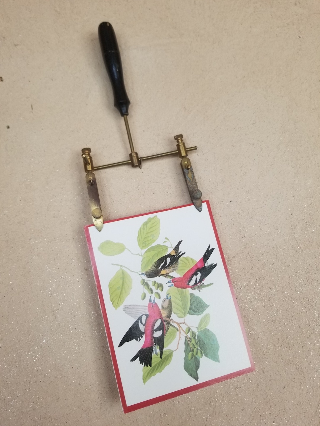 Vintage Third Hand Tool, Vintage Brass and Wood Third Hand Vice ...