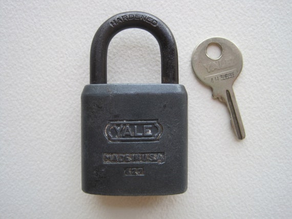 Vintage Yale Padlock With Key Working Yale Padlock With Key | Etsy