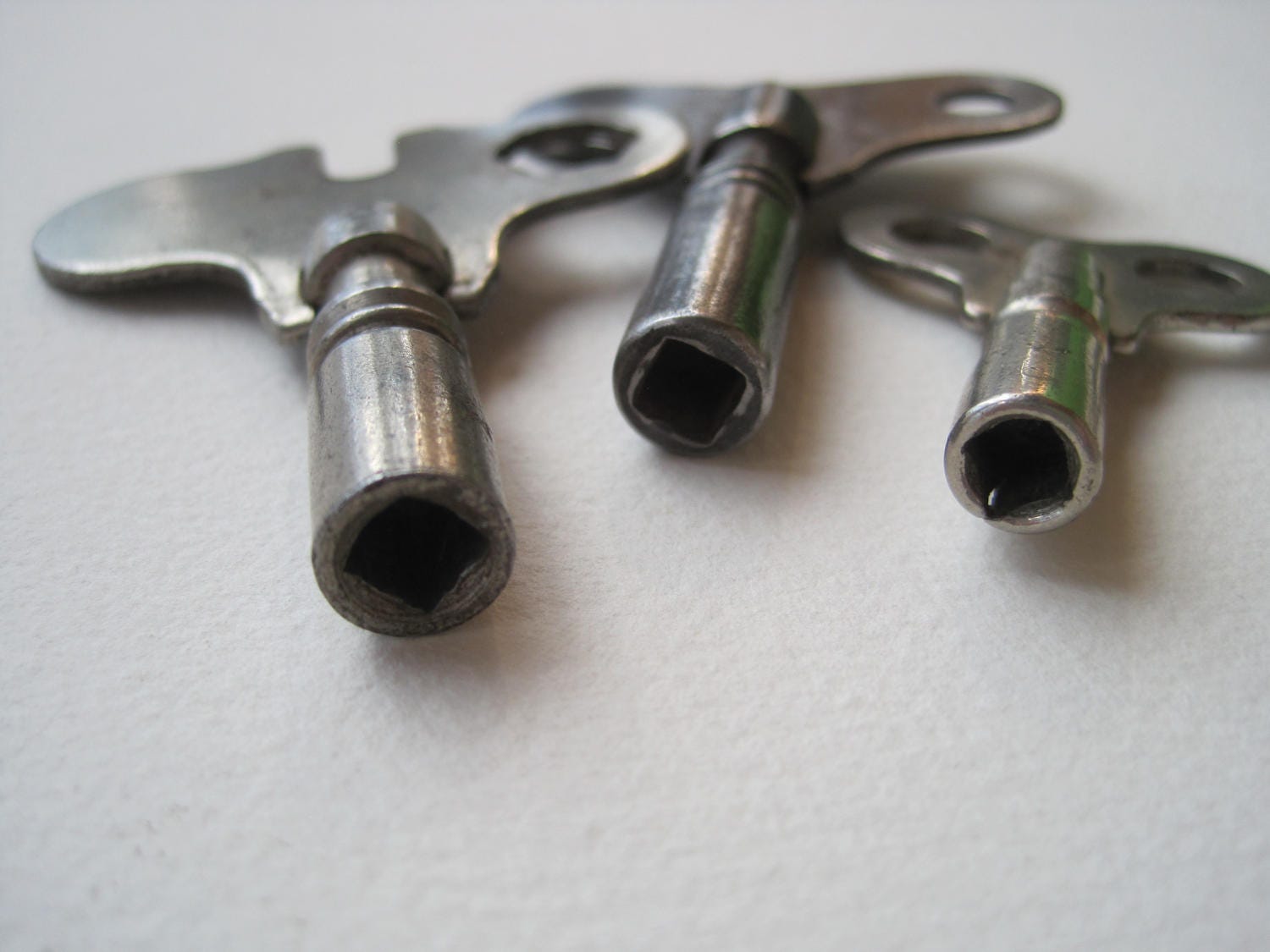 Keys, 3 Vintage Clock Keys, Antique Clock Keys, Collectable Keys ...