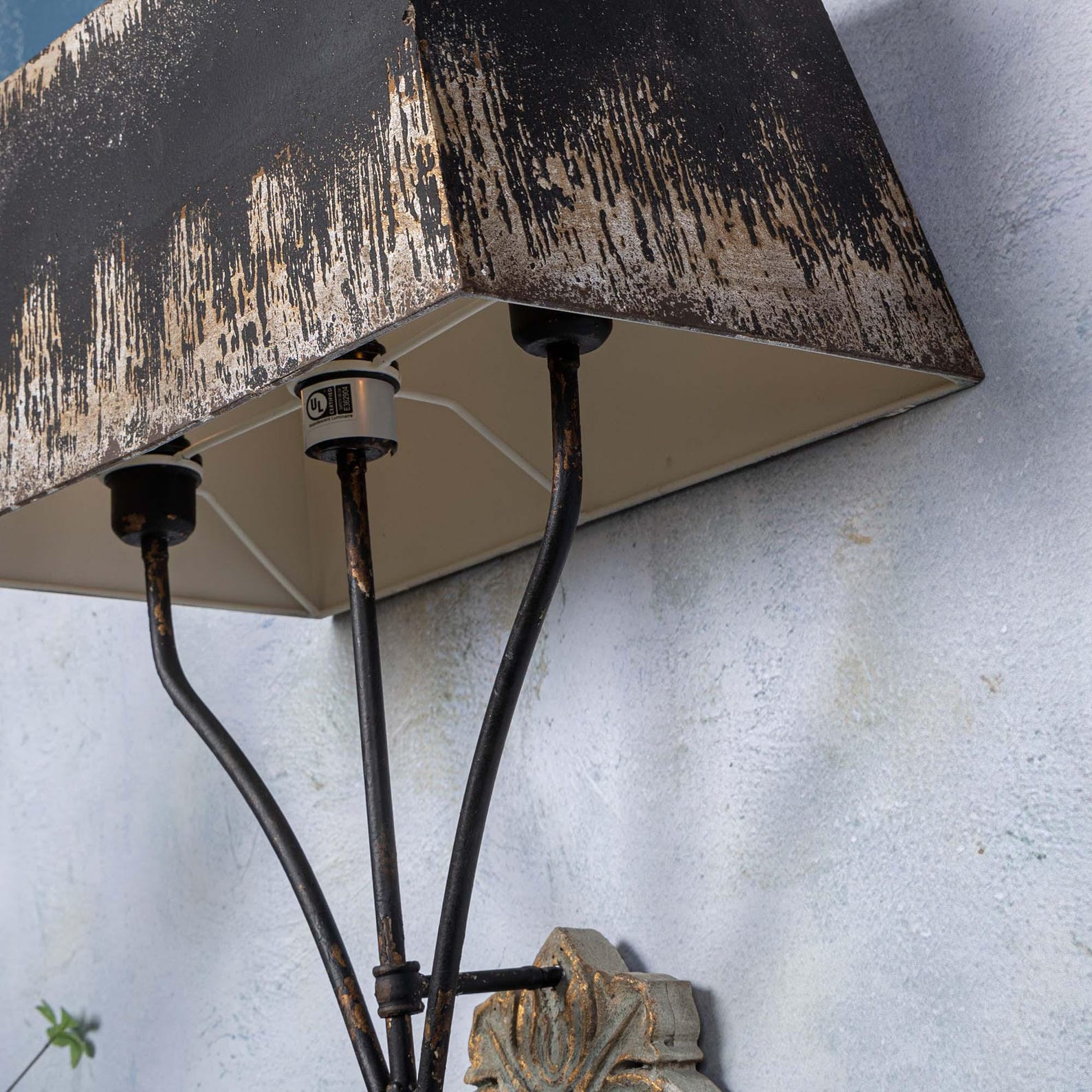 Country Style Wall Lamp, Shabby Chic Wall Light, Rustic Elegant Wall ...